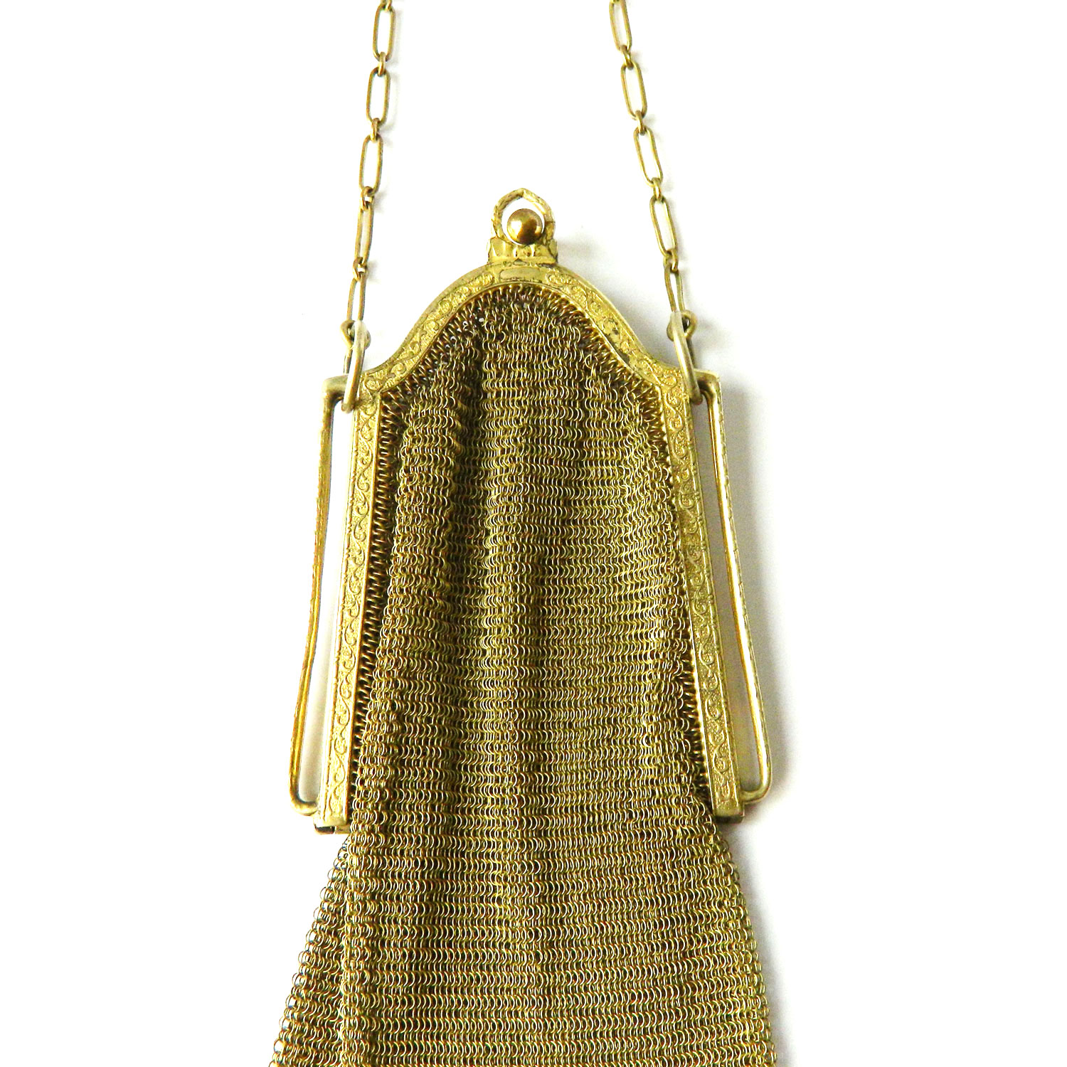 Antique Whiting and Davis mesh handbag